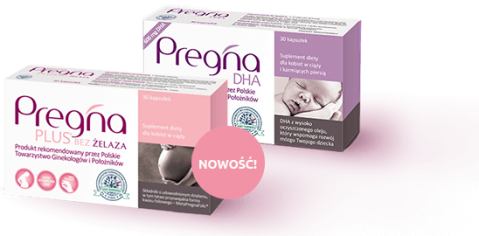 Pregna PLUS® BEZ ŻELAZA - Pregna