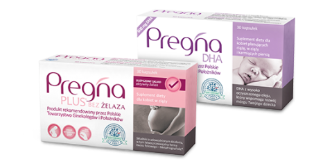 Pregna PLUS® BEZ ŻELAZA - Pregna